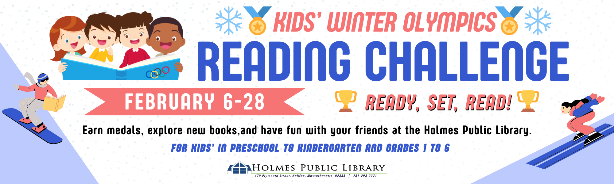 Kids’ Winter Olympics Reading Challenge – Holmes Public Library